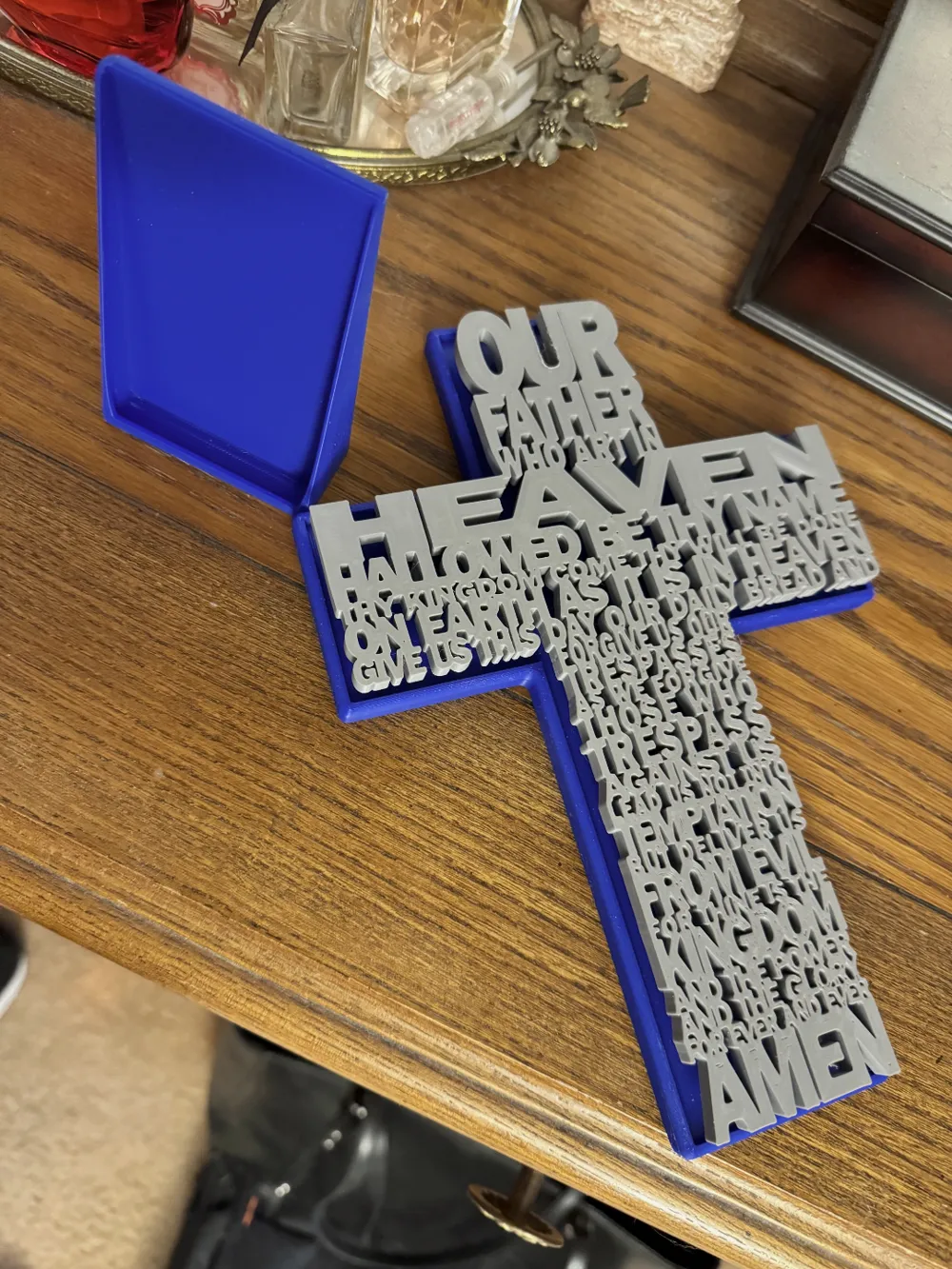 Base for Our Father Cross with holder Remixed by daleshell - MakerWorld