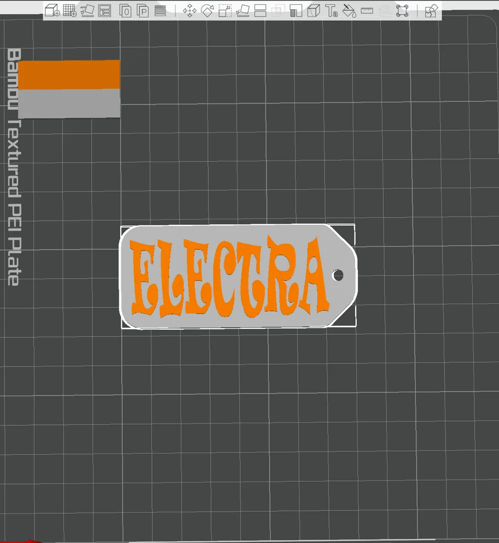 Electra, name tag (AMS and NON AMS version) by Bens3ds - MakerWorld