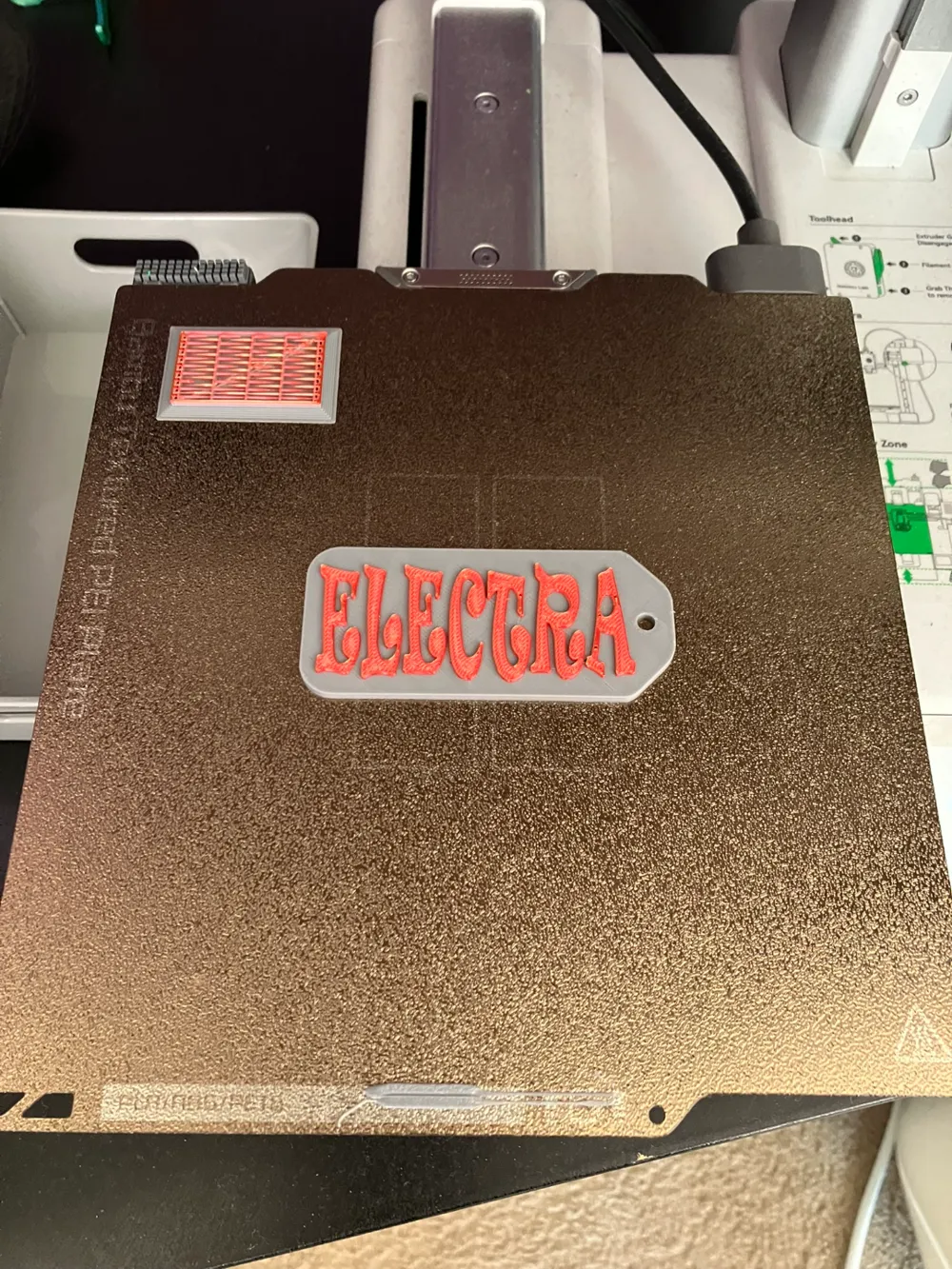 Electra, name tag (AMS and NON AMS version) by Bens3ds - MakerWorld