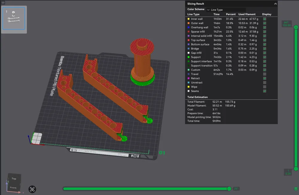 P1S top spool mount by Rick269 MakerWorld: Download Free 3D Models
