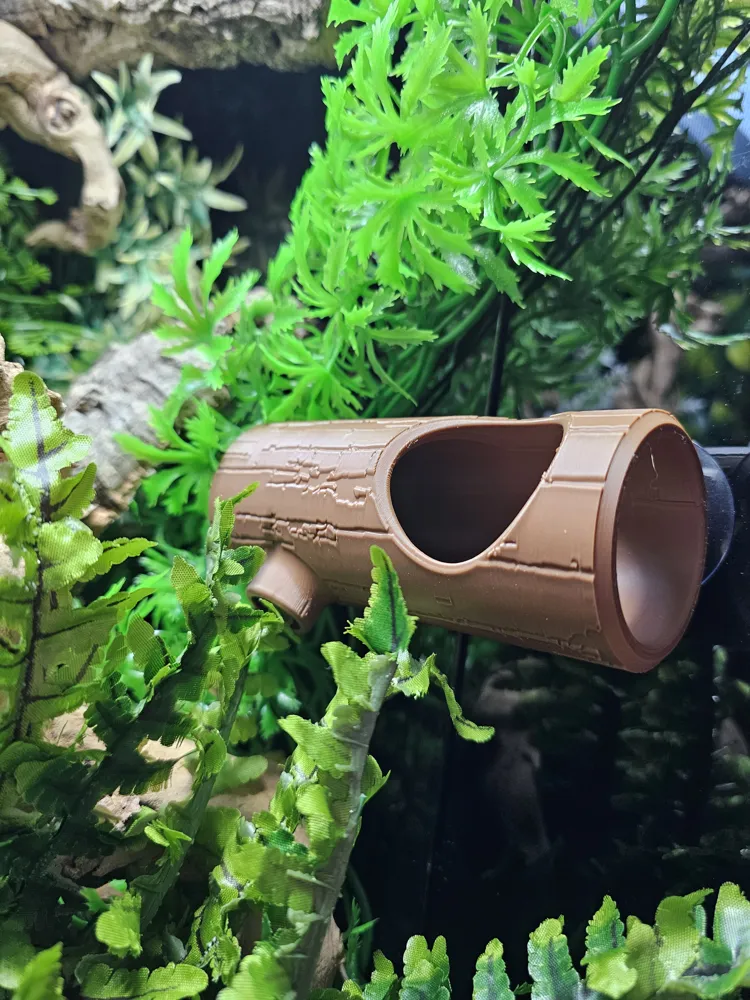 Reptile Log Hide - Free 3D Print Model - MakerWorld