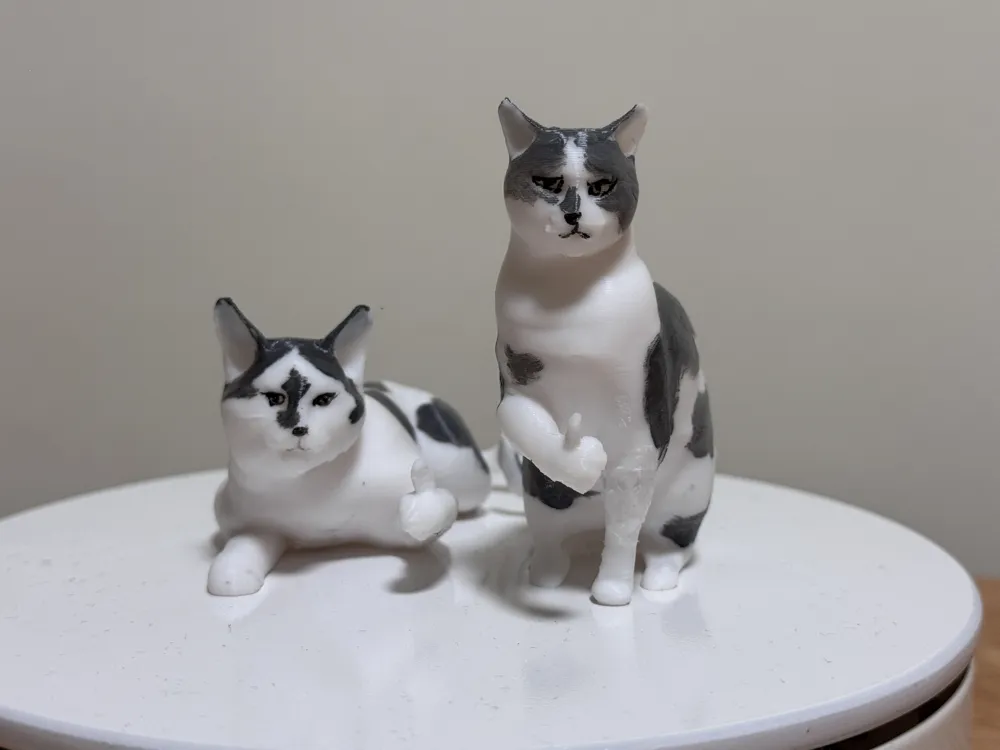 MEME CAT by MIDO MakerWorld: Download Free 3D Models