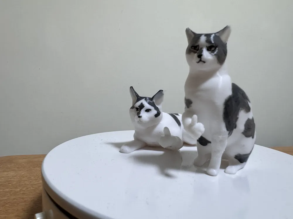 MEME CAT by MIDO MakerWorld: Download Free 3D Models