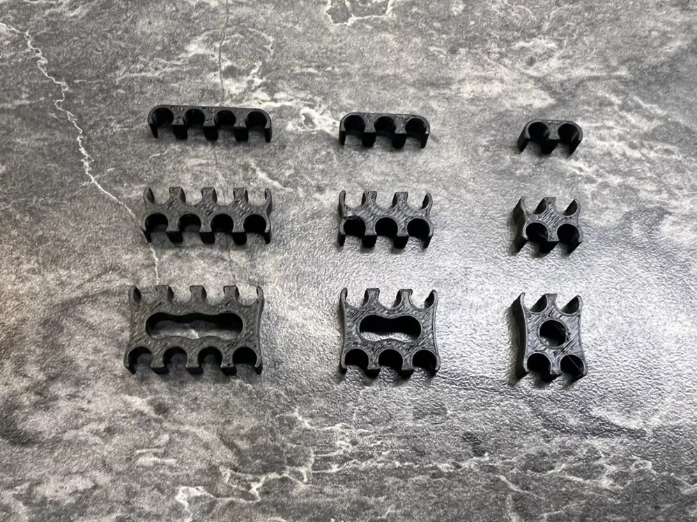 PTFE Tube clips - Multiple variations - Free 3D Print Model - MakerWorld