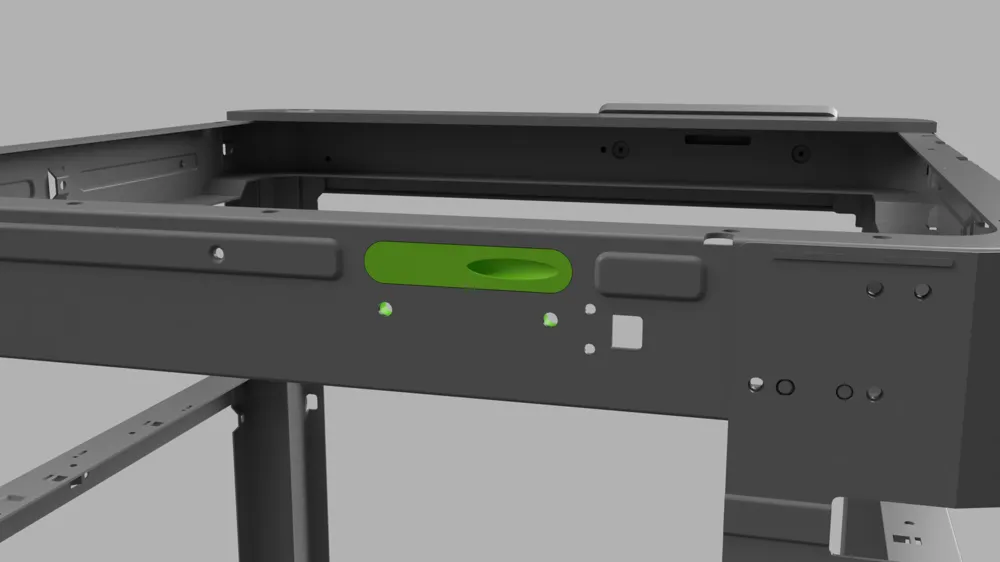 Bambu Lab P1P Simple Cable Chain PTFE Bracket by mikemikeh91 - MakerWorld