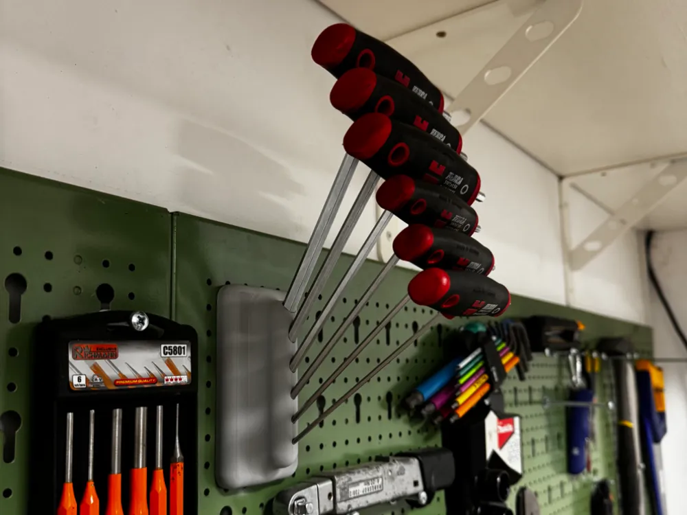 Wurth Zebra Hex Key Holder for Pegboard by PetrDDD - MakerWorld