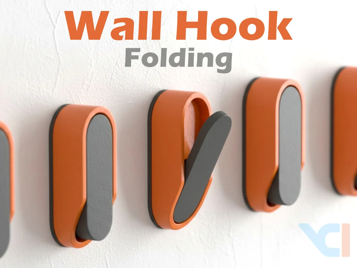 Folding Wall Hook - Free 3D Print Model - MakerWorld