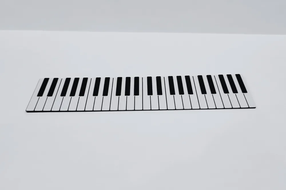Piano Keys Bookmark by captdan78 - MakerWorld