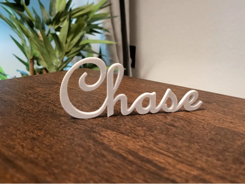 3D Printable Name Display (Chase) by G_Kostas - MakerWorld