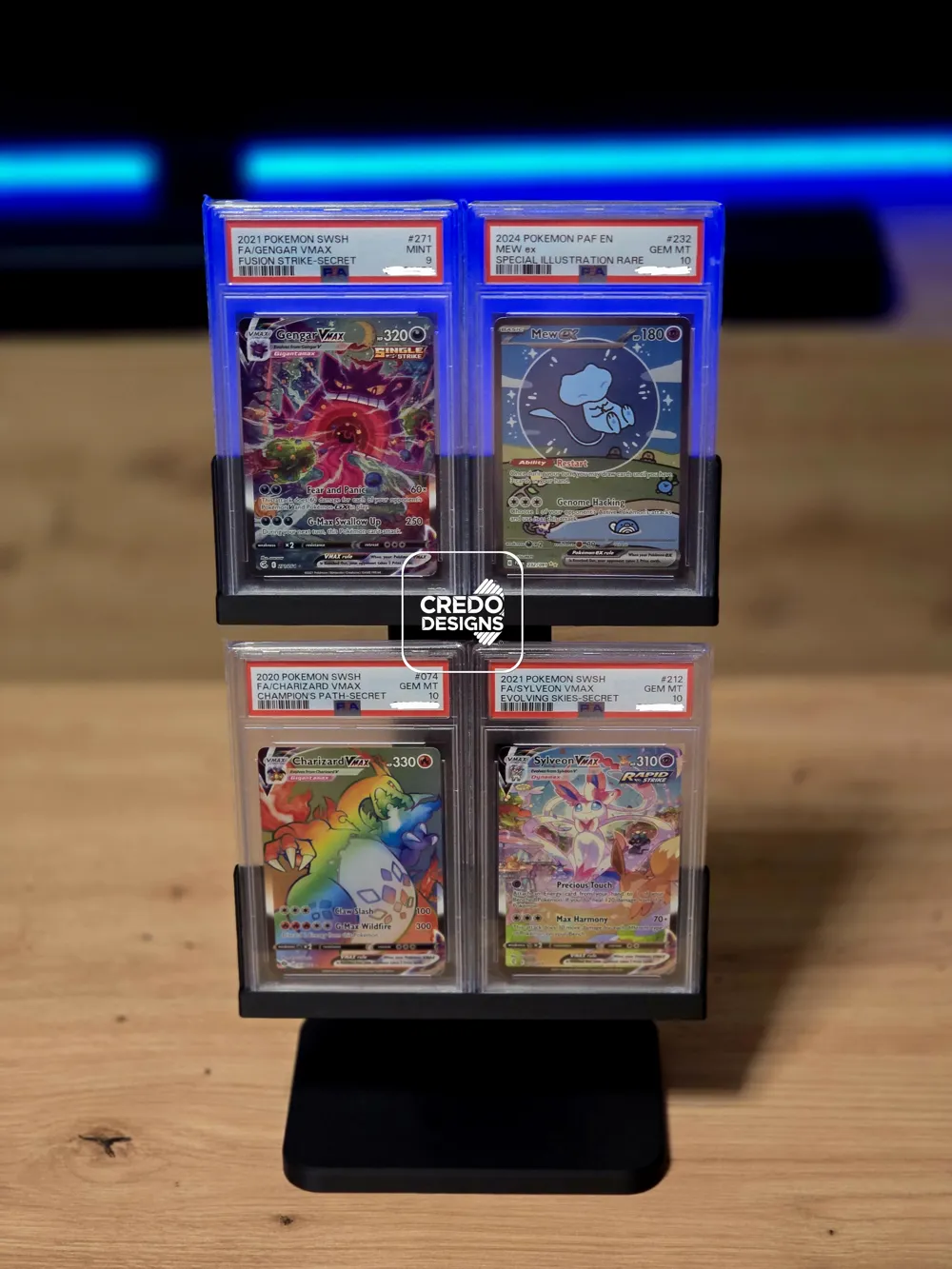 2x2 Pokémon PSA Graded Slab Modern Display Stand - Free 3D Print Model ...