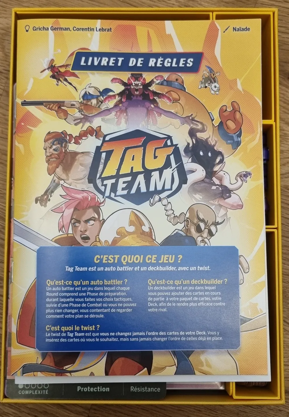 Tag Team Game Insert - Free 3D Print Model - MakerWorld