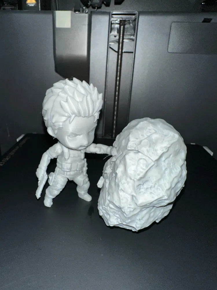 Chris Redfield Punching Boulder - Resident Evil 5 - Free 3D Print Model ...