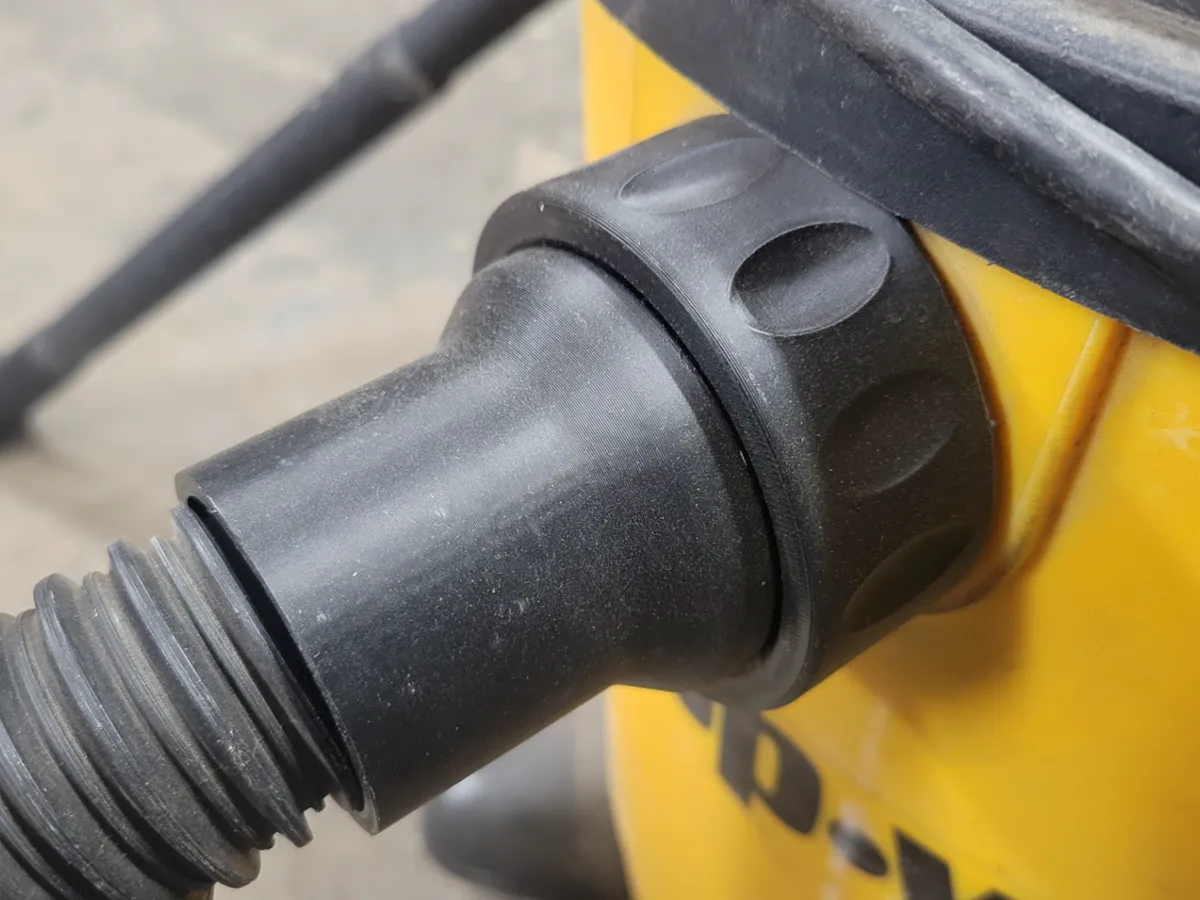 SHOP VAC HOSE ADAPTER SNOUT - ANTI CLOG 1-1/4" - Free 3D Print Model ...