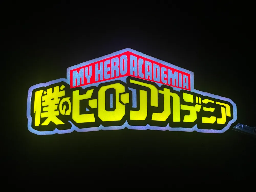 My Hero Academia Light Box by Kimbro.silverbackfit - MakerWorld
