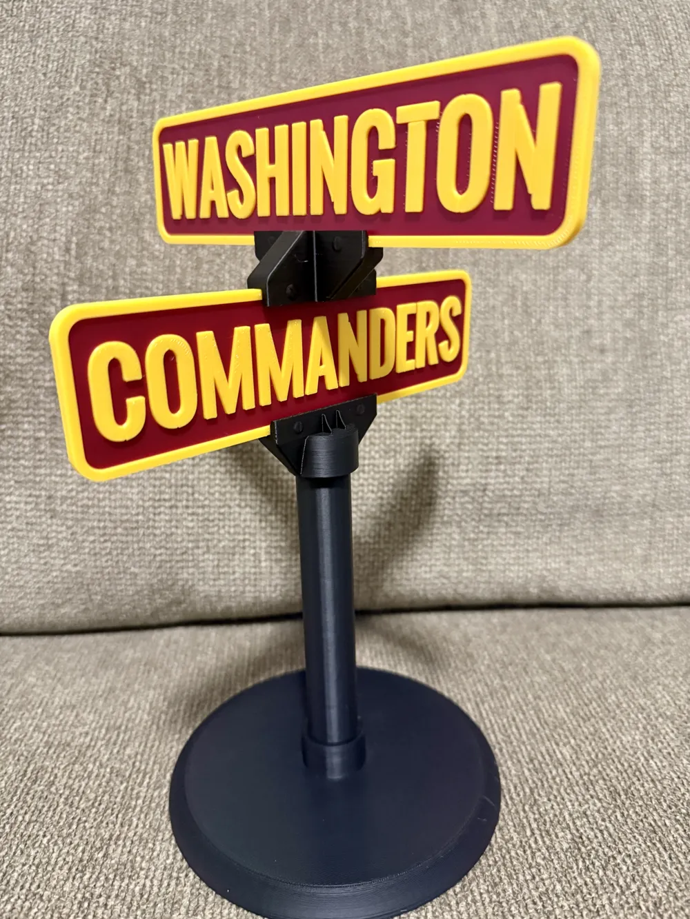 Washington Commanders street sign - Free 3D Print Model - MakerWorld