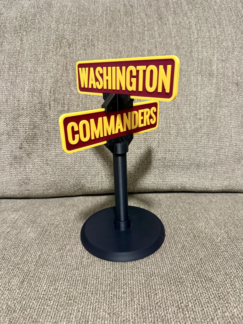 Washington Commanders street sign - Free 3D Print Model - MakerWorld