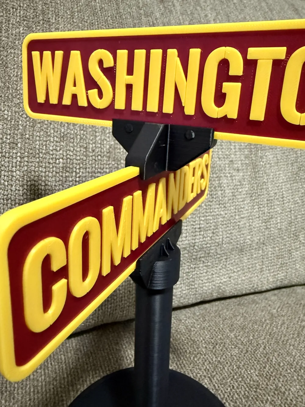 Washington Commanders street sign - Free 3D Print Model - MakerWorld