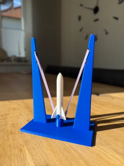 Rubber Band Rocket Launcher / Rubber Band Rocket by A1 Guy - MakerWorld