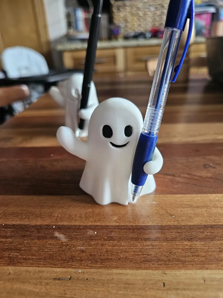 Ghost Pen Holder - Free 3D Print Model - MakerWorld
