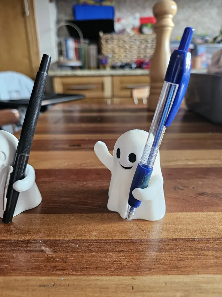 Ghost Pen Holder - Free 3D Print Model - MakerWorld