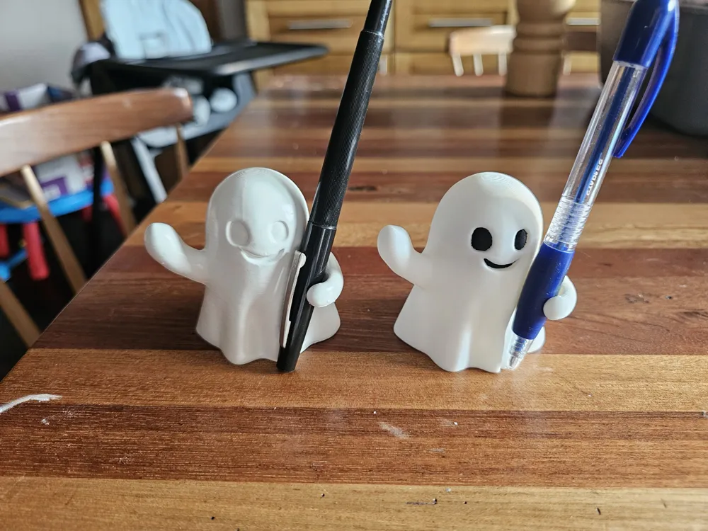 Ghost Pen Holder - Free 3D Print Model - MakerWorld