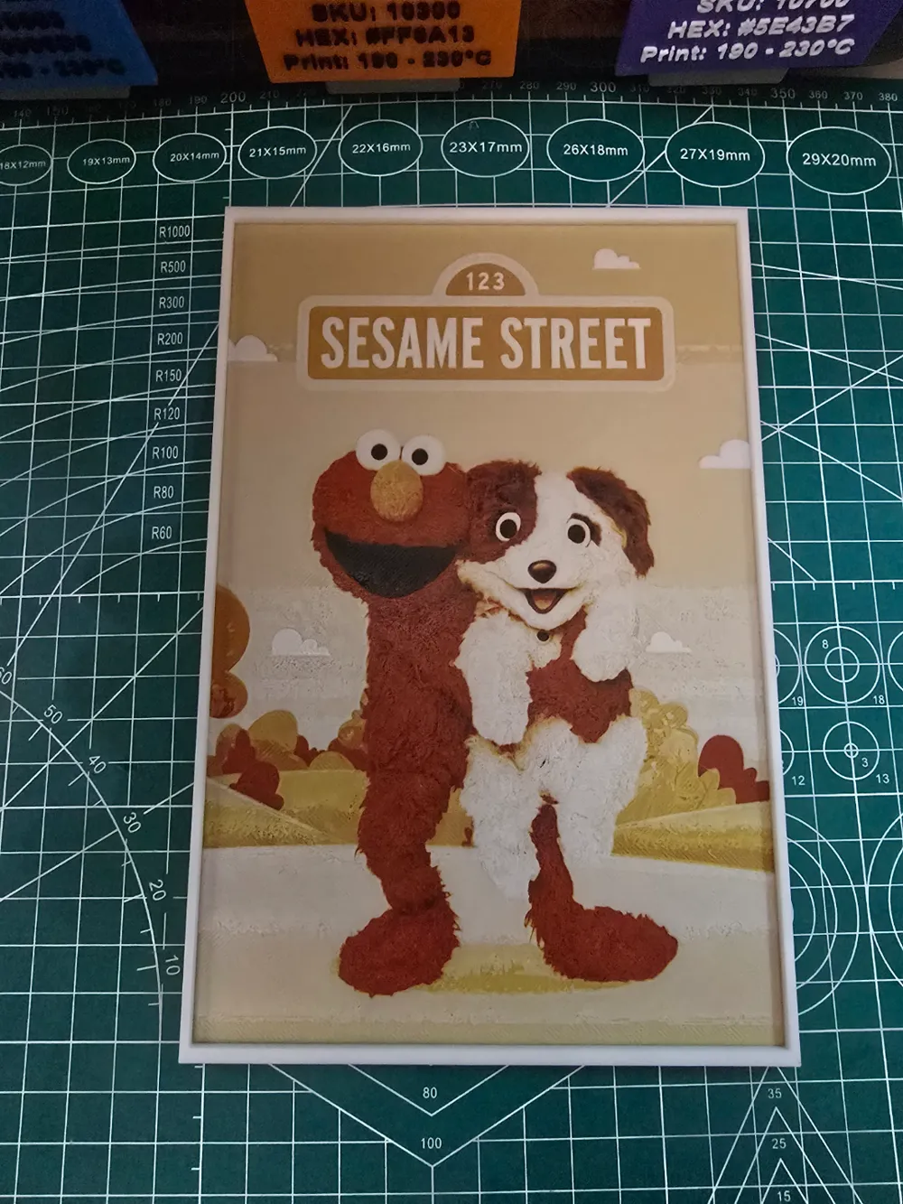 Sesame Street Poster - Hueforge Art by Lumpy3D - MakerWorld