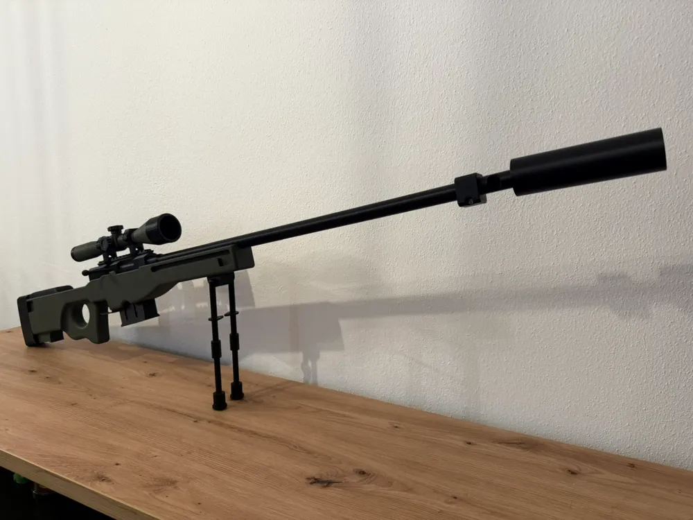 Silencer for AWP Sniper CS:GO Counter Strike by WIZZY - MakerWorld