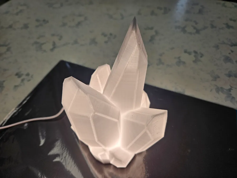 Crystal Light Diffuser (LED lamp kit version) Remixed by windo.ac ...