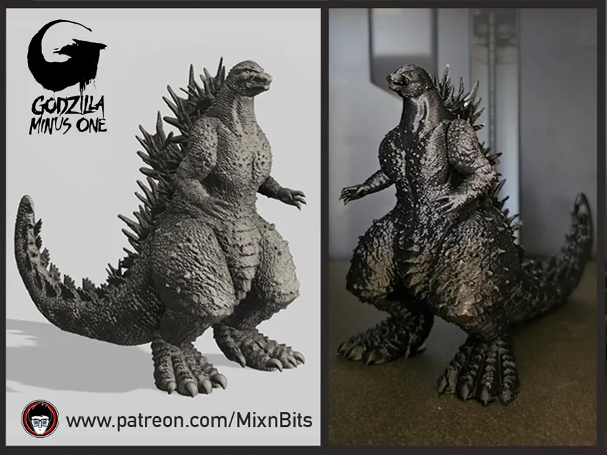 Godzilla Minus One by MiX&BitS MakerWorld: Download Free 3D Models