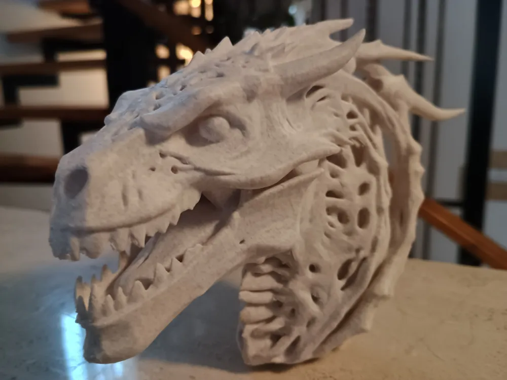 Ancient Bone Dragon Head by ovitek_ MakerWorld: Download Free 3D Models
