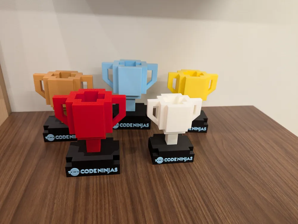 8 Bit Trophy by moezium MakerWorld: Download Free 3D Models