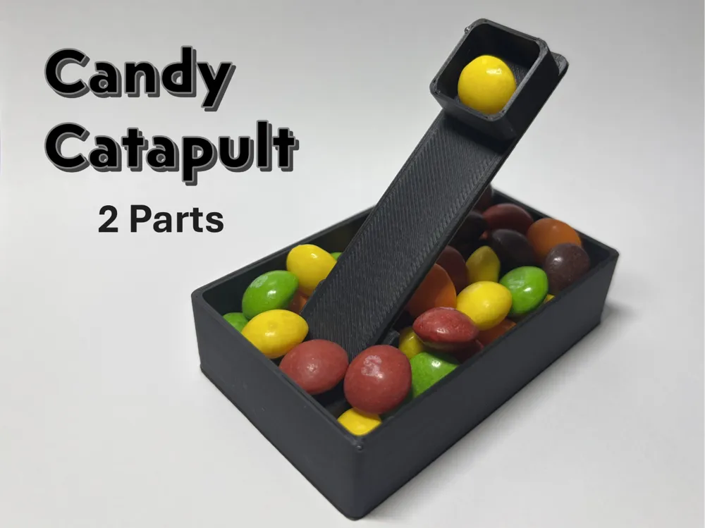 Candy Catapult Launcher by fun3dprintstuff MakerWorld: Download Free 3D ...
