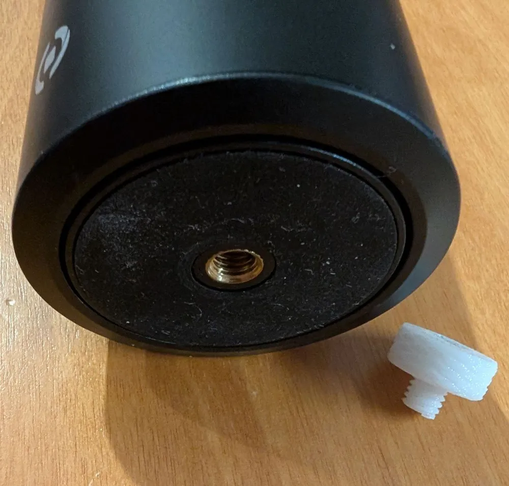 1/4"-20 Female to M6 Male Thread Adapter - Free 3D Print Model - MakerWorld