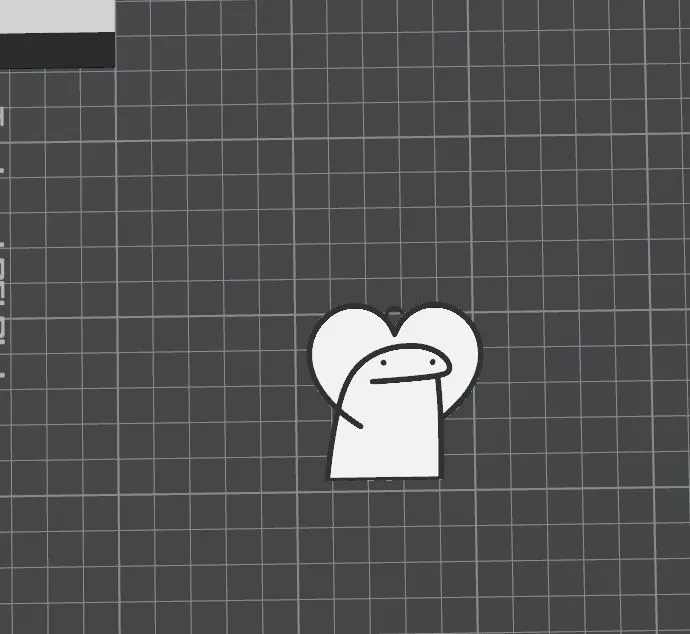 Flork heart keychain with hands by Tendencias3D - MakerWorld