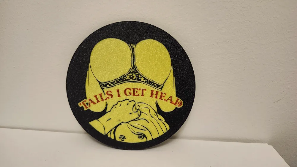 Tails I get head or Heads I get tail sex token - Free 3D Print Model ...