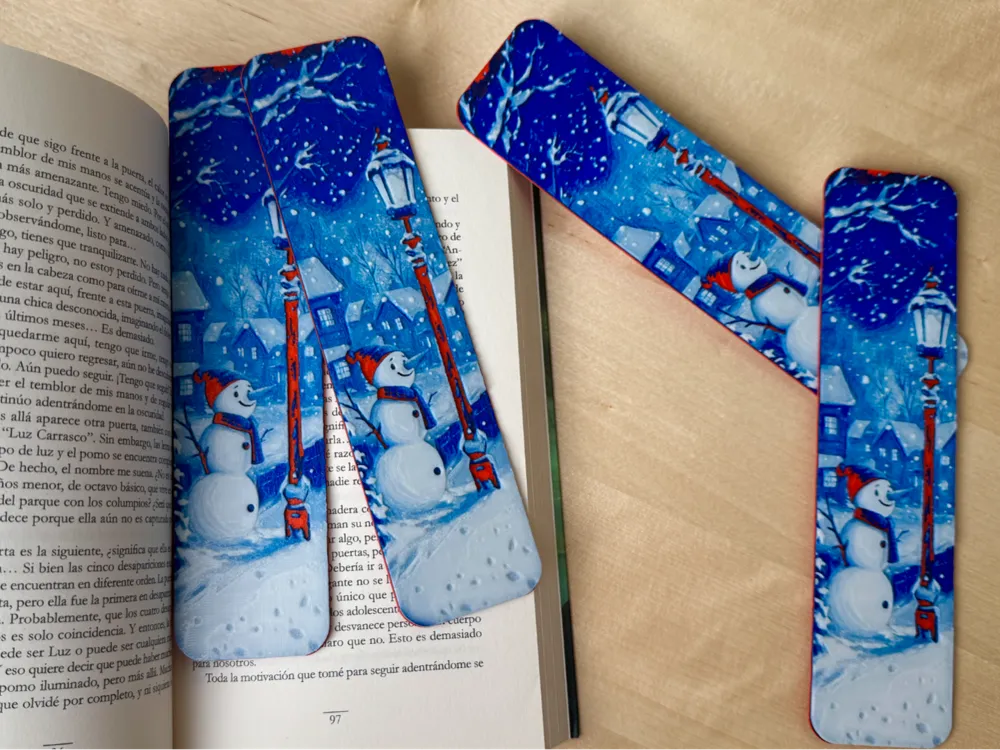 Snowman Bookmark by Modoko - MakerWorld