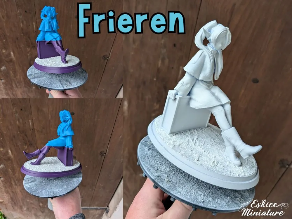 Frieren model figurine 15cm - Free 3D Print Model - MakerWorld