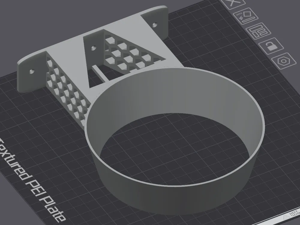 Cyclone Separator wall mount Remixed by Titan - MakerWorld