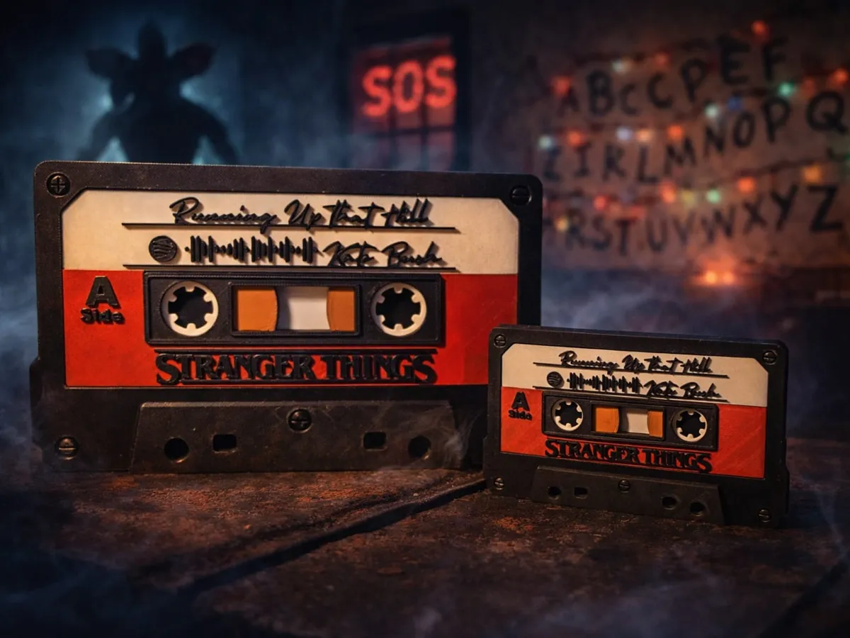 Stranger Things Cassette Max Vecna Demogorgon - Modelo de impresión 3D ...