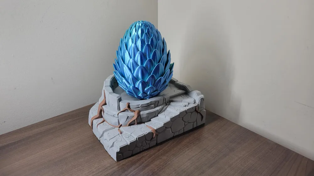 Stone & Root Display Base / Dragon Perch - Free 3D Print Model - MakerWorld