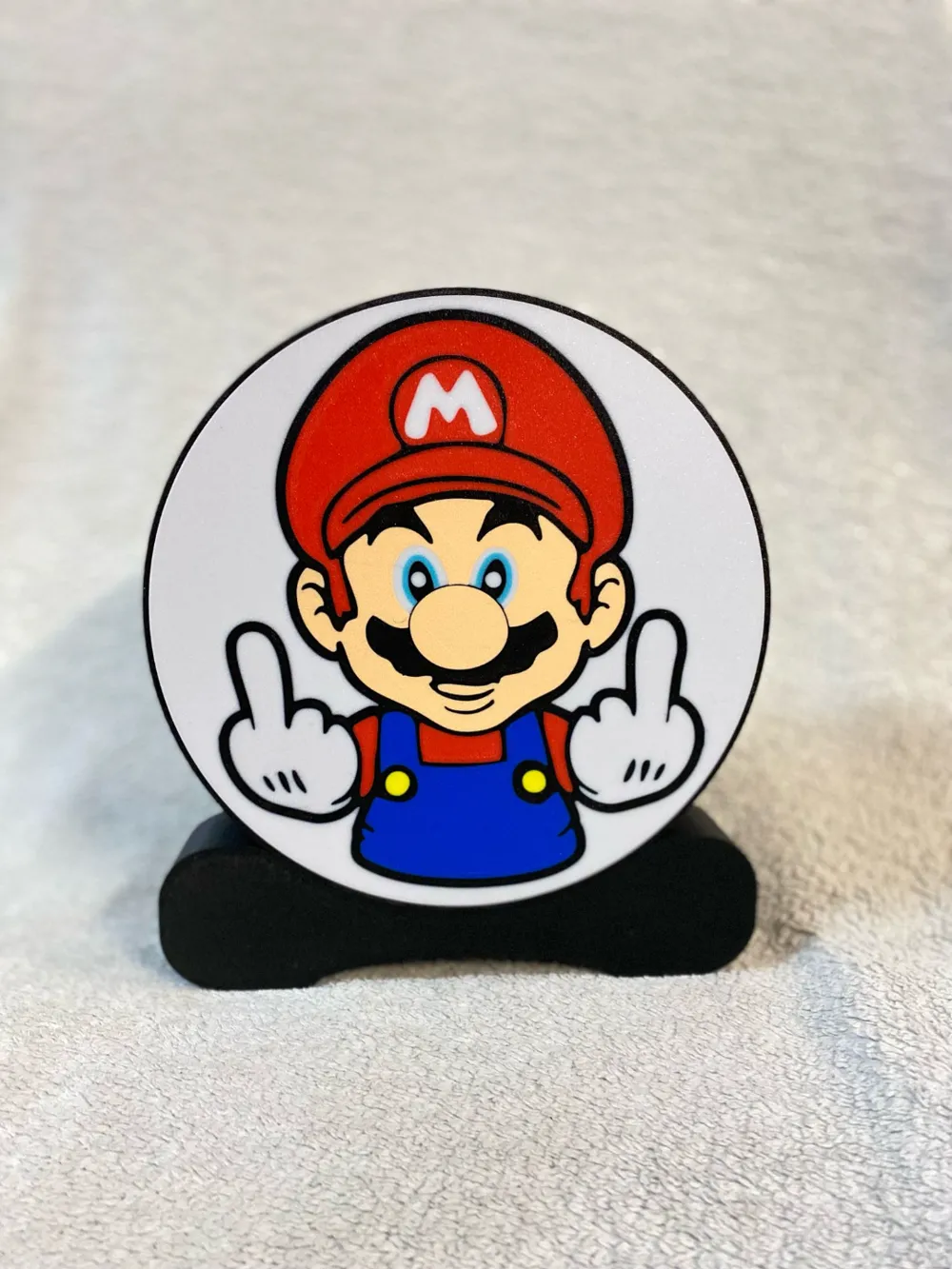 Front-DIY-Lightbox Super Mario F... U by 3D-DIY - MakerWorld
