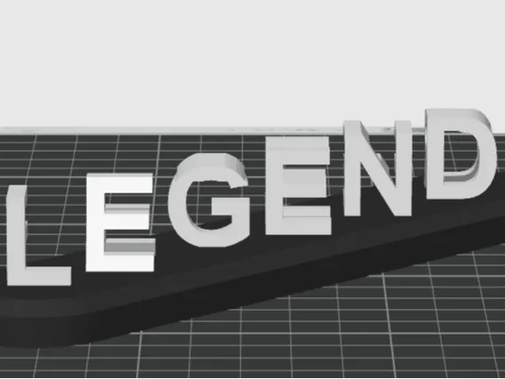 Fathers day illusion text - LEGEND to FATHER - Free 3D Print Model ...