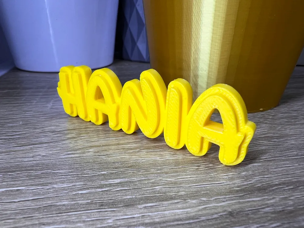 Polish Names: Hania Hanna Julia Maja PL imiona by meetoo333 - MakerWorld