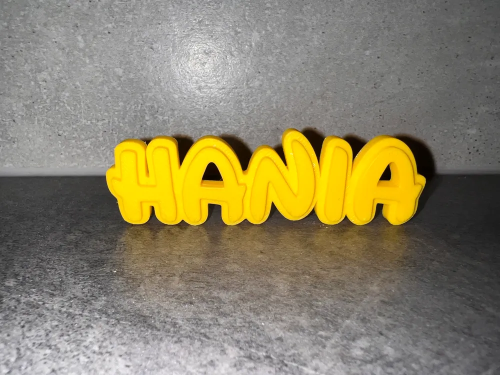 Polish Names: Hania Hanna Julia Maja PL imiona by meetoo333 - MakerWorld