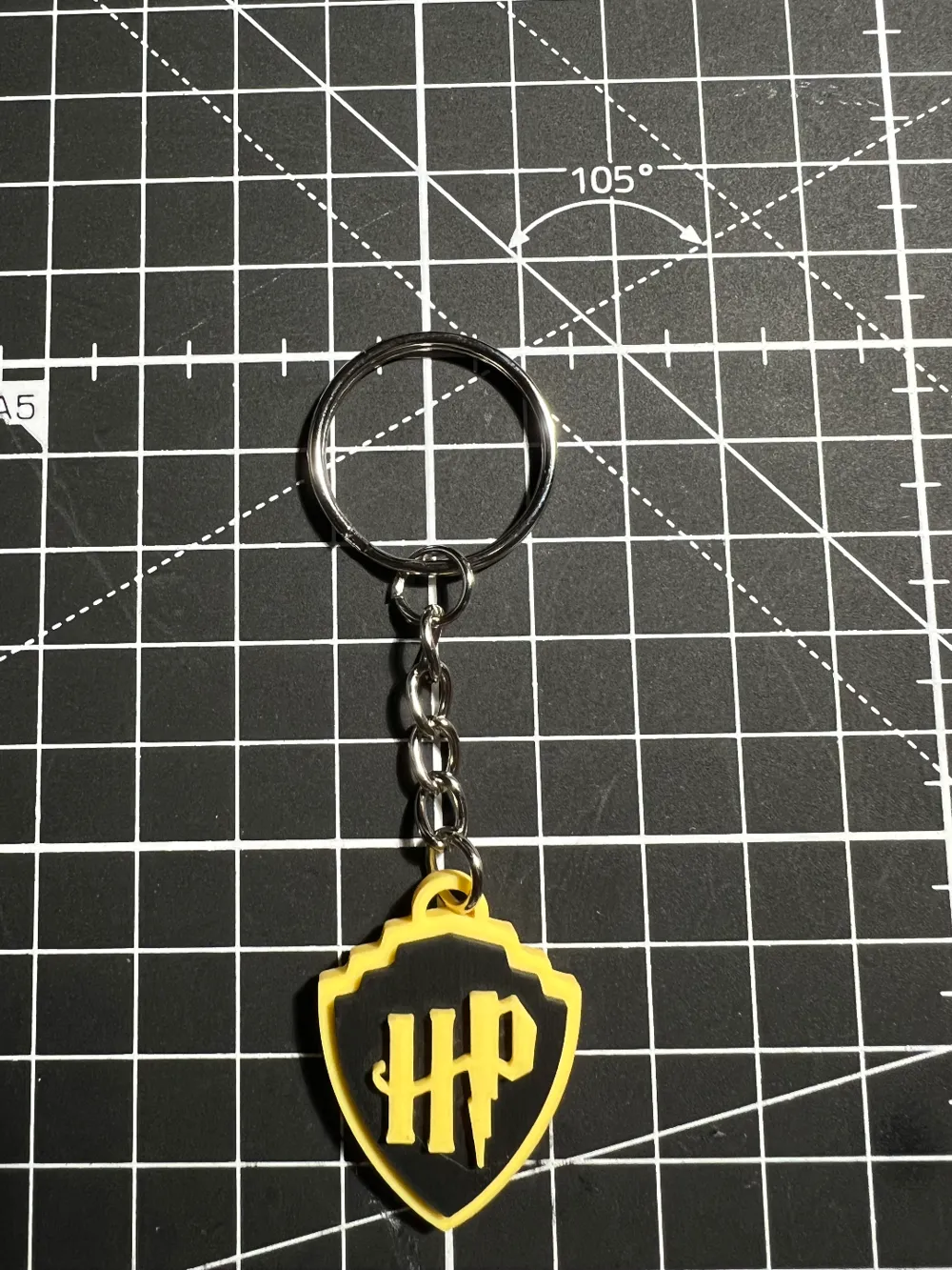 Keychain Harry Potter - Hogwarts Houses and Colors - Free 3D Print ...