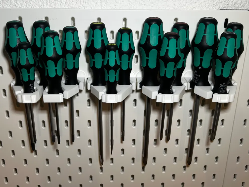 Skadis Wera Big Pack 300 screwdriver holder by Sam_147 MakerWorld: Download Free 3D Models