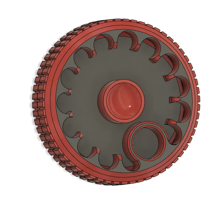 Spring Rachet Fidget Spinner by AskNinjaTom - MakerWorld