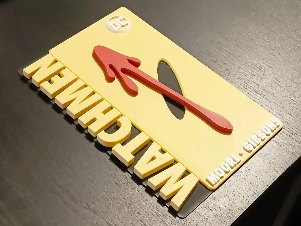 Watchmen - Comics 3D Cover by rky.91 MakerWorld: Download Free 3D Models