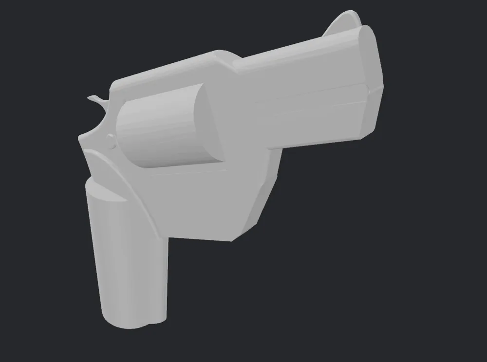 Legos snub nose revolver. - Free 3D Print Model - MakerWorld