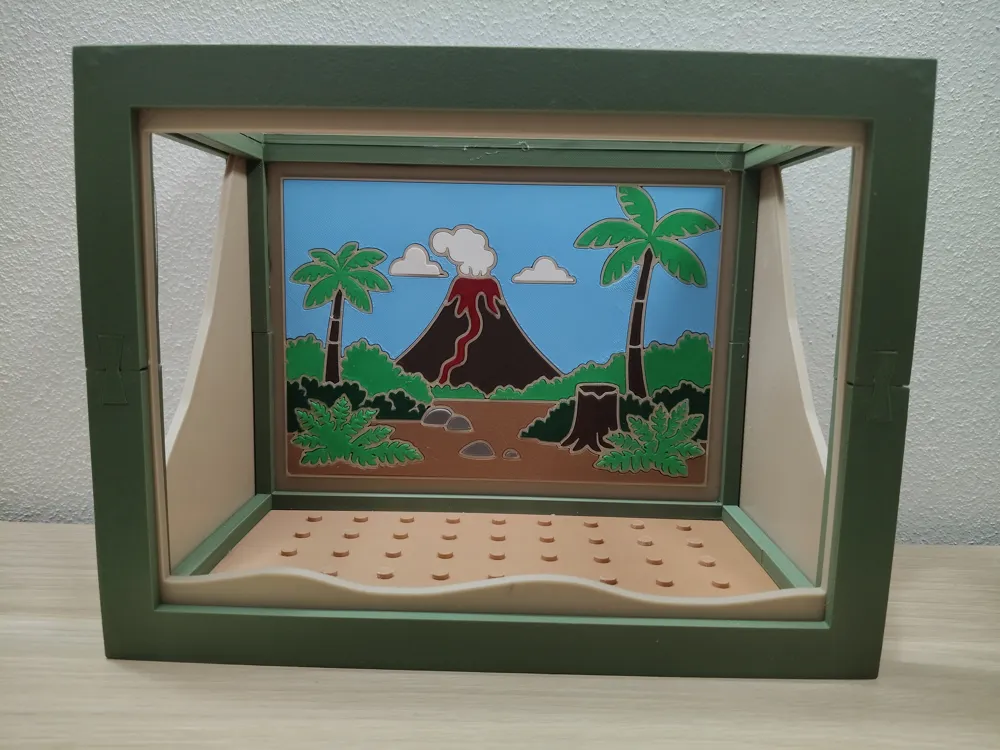 Dinosaur Aquarium Diorama –Modular- NO AMS 8 DINOS - Free 3D Print ...